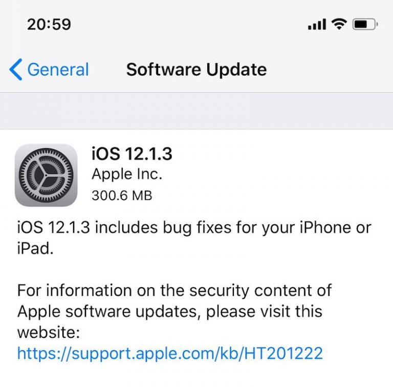 iOS 12.1.3 поправя бъгове в Messages, HomePod и CarPlay - 359gsm ...
